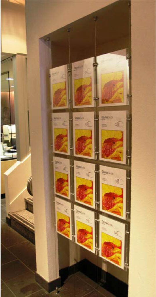 Easy access poster pockets Portrait A4 - Display Design