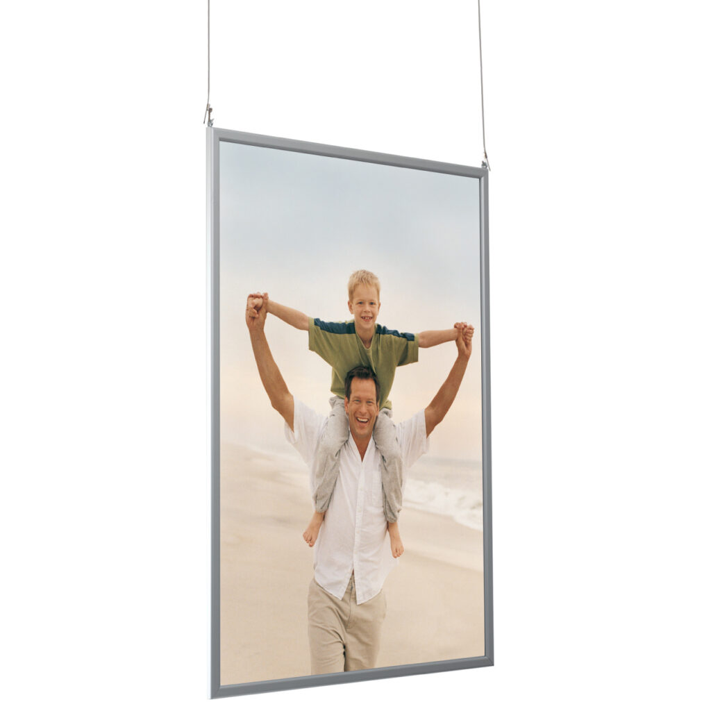 Double sided slide in image frame - Doppio Image frames - Display Design